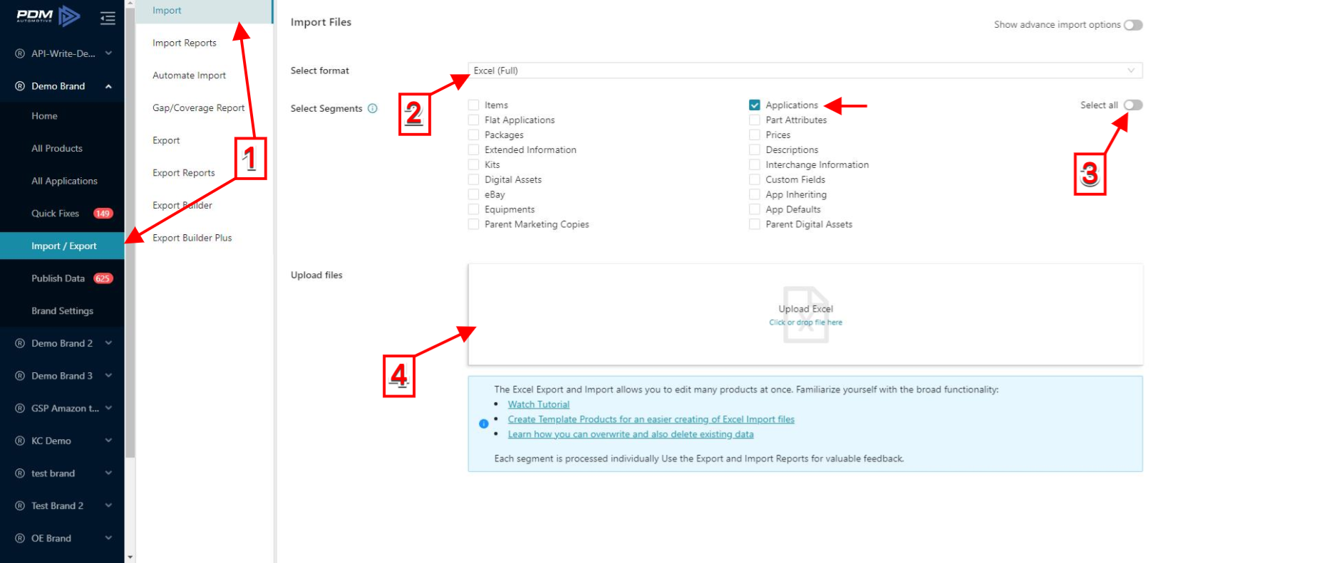 Import/Export Parent/Child Application Data Import/Export Parent/Child Application Data