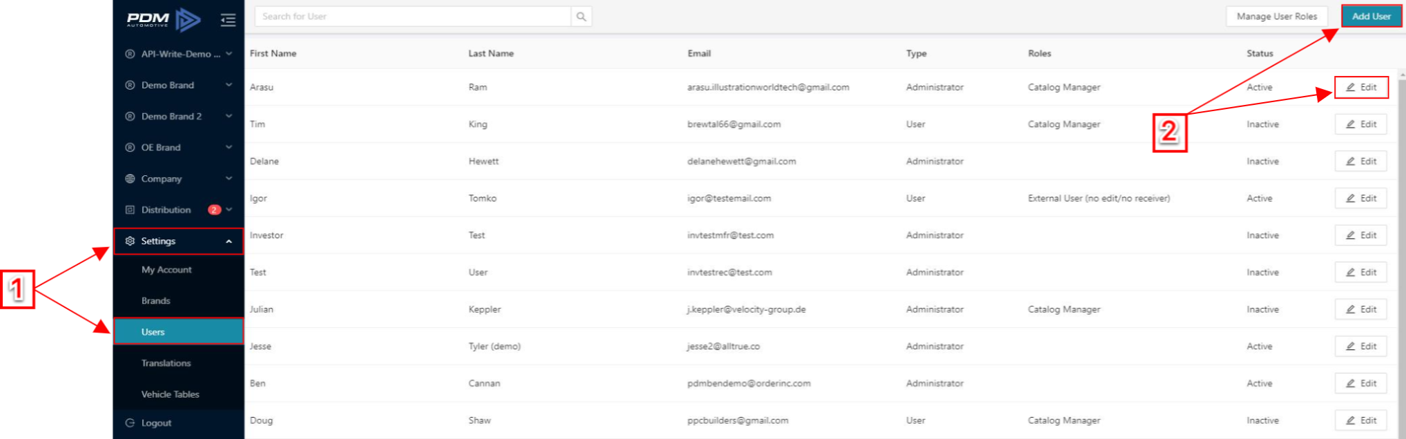Managing User Roles and Permissions Managing User Roles and Permissions